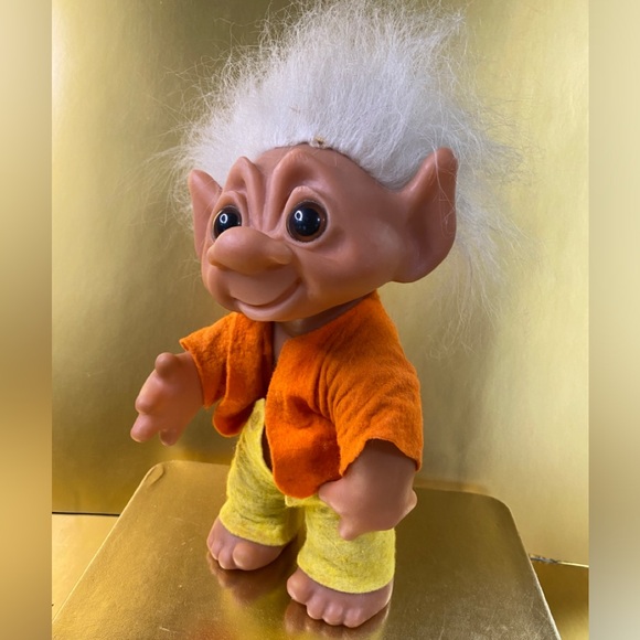 DAM TROLL | Toys | Troll Vtg 977 Thomas Dam Troll Lg Size Coin Bank ...